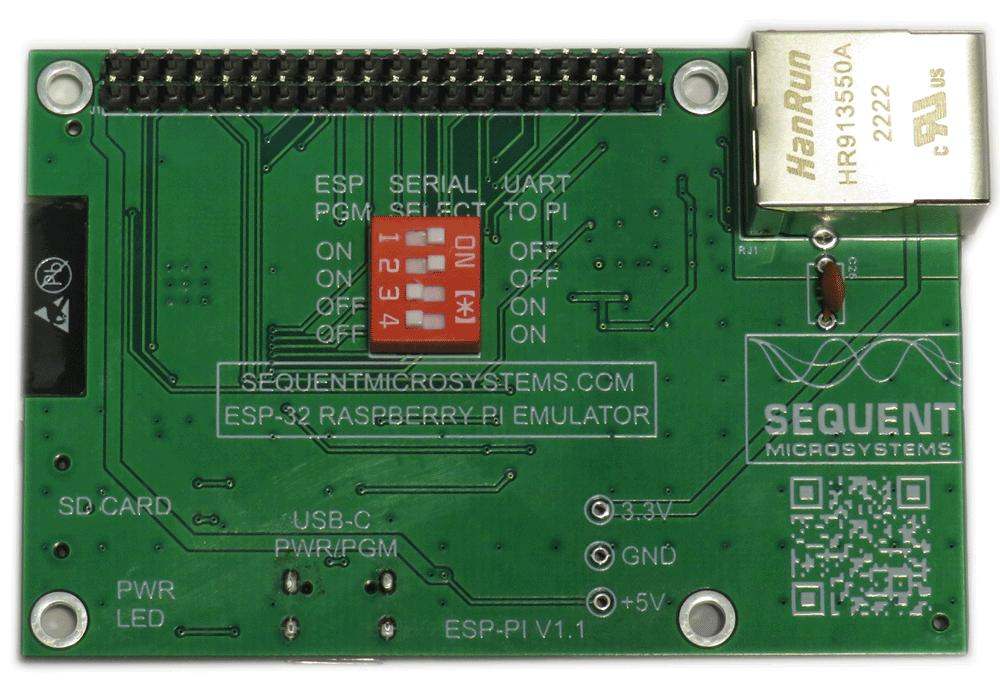 Esp32 Pi Low Cost Raspberry Pi Replacement Using Esp32 Processor Sequent Microsystems