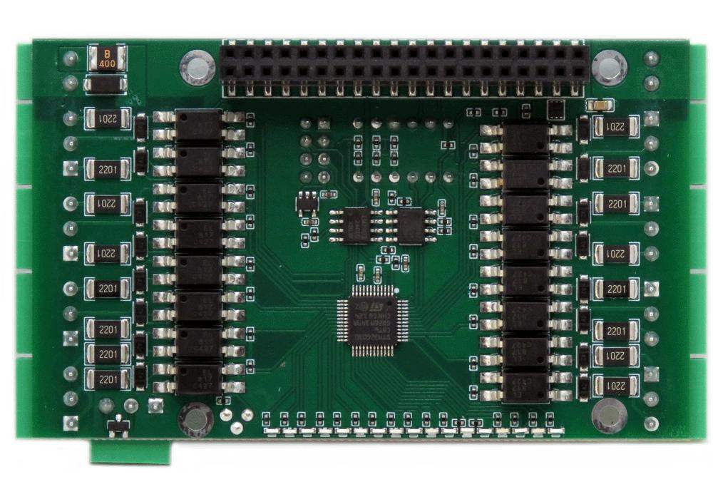 Sixteen LV Digital Inputs 8-Layer Stackable HAT for Raspberry Pi 0-5. – Sequent Microsystems
