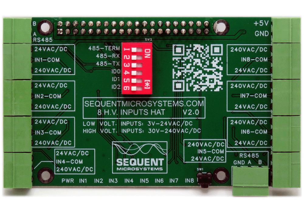 Home, Industrial & Building Automation I/O HATS for Raspberry Pi