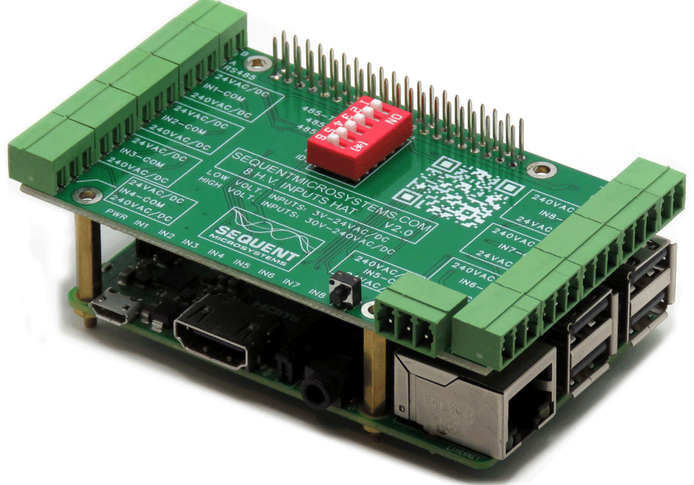 Home, Industrial & Building Automation I/O HATS for Raspberry Pi